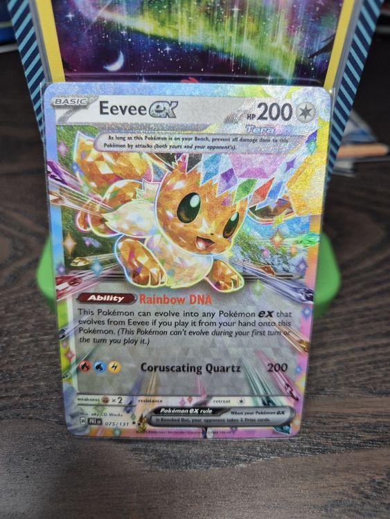 Eevee EX 075/131 EN Prismatic Evolutions (Neu (gemäss Beschreibung)) in ...