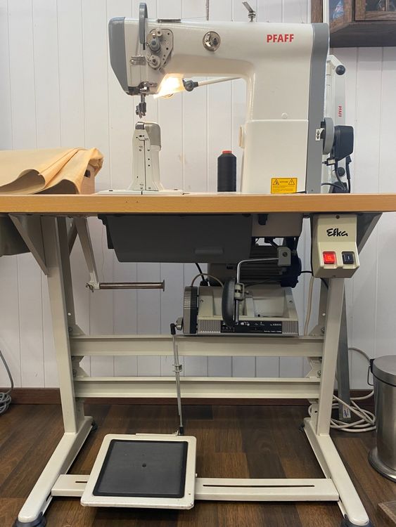 Schuhmacher Säulennähmaschine Pfaff 491, Servomotor Efka | Kaufen auf Ricardo