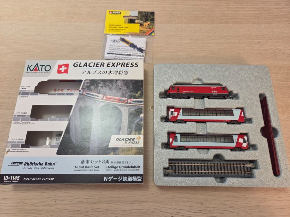 Kato N 10-1145 Set Glacier Express (Neu und originalverpackt) in St-Aubin-Sauges für CHF 189 ...