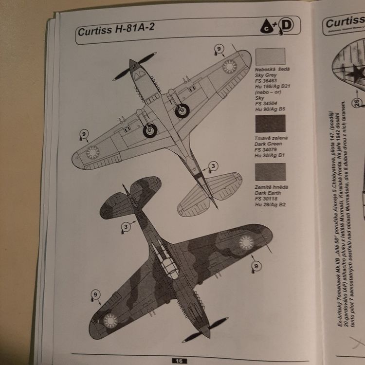 758 ... Curtiss P-40-CU/81-A Hawk ... Pavla 72033 (Neu (gemäss ...