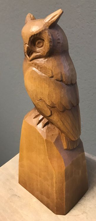 Schnitzerei Figur Brienzer Schnitzerei Holz EULE UHU (Gebraucht) in Rothrist für CHF 42 – mit ...