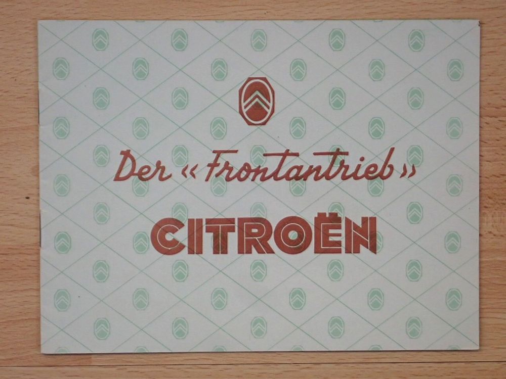 Citroen Traction Avant 11CV 15 Six - Prospekt Schweiz - E057 (Gebraucht) in Winterthur für CHF ...