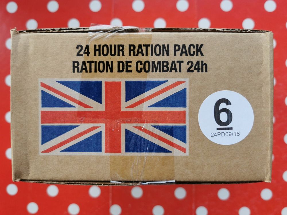 UK 24h Operational Ration Pack Menu #6 (Neu und originalverpackt) in ...