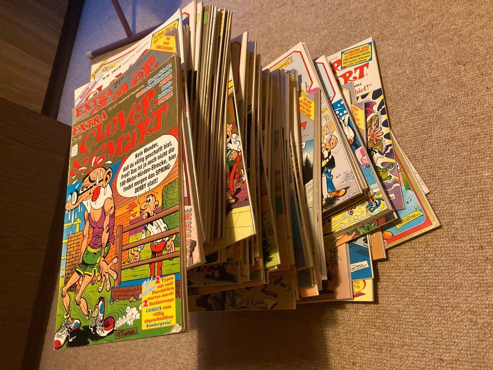 Grosse und seltene Clever & Smart Comic Sammlung (Gebraucht) in Kehrsatz für CHF 99 – mit ...