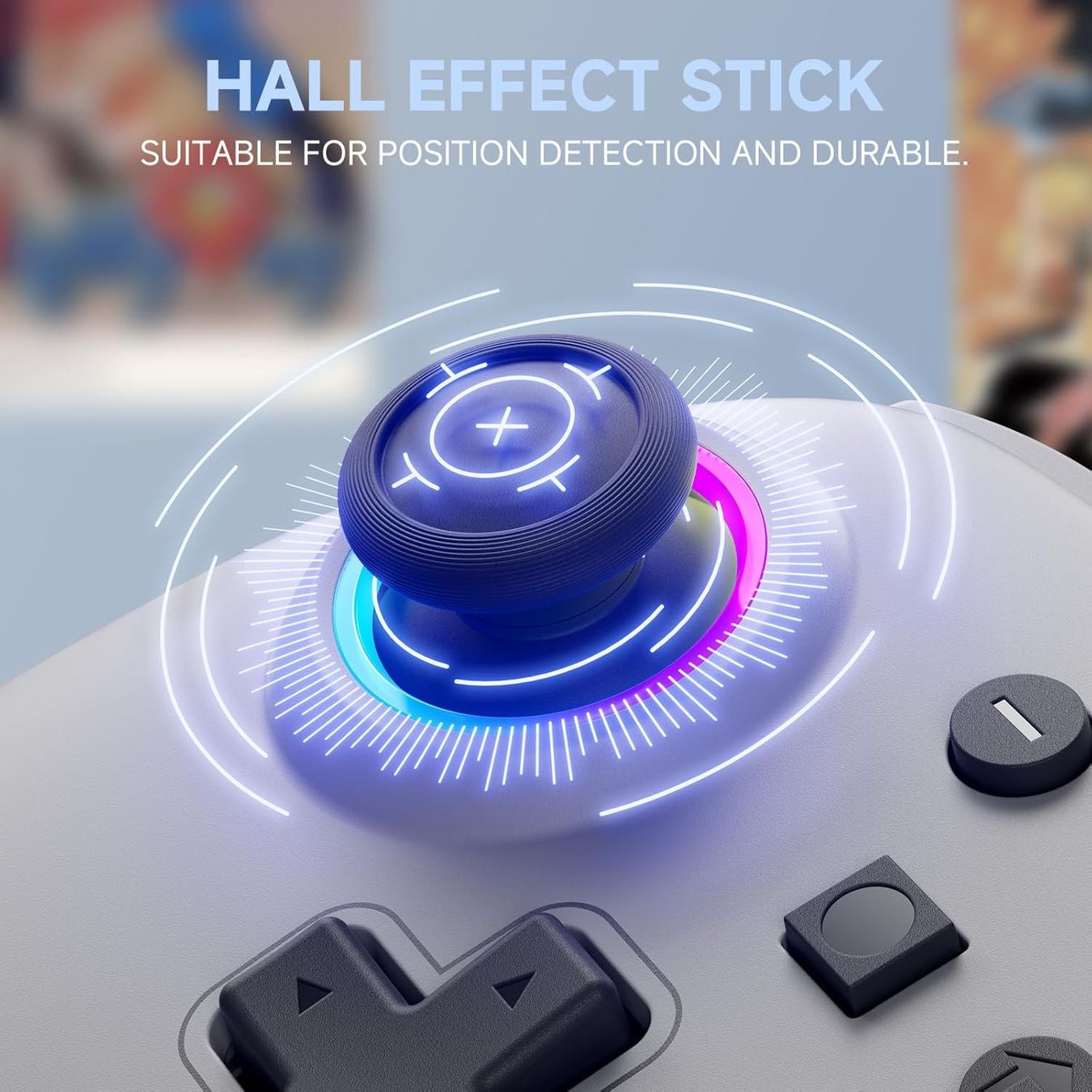 Retro Design Switch Controller RGB Hall Joystick Turbo (Neu und ...