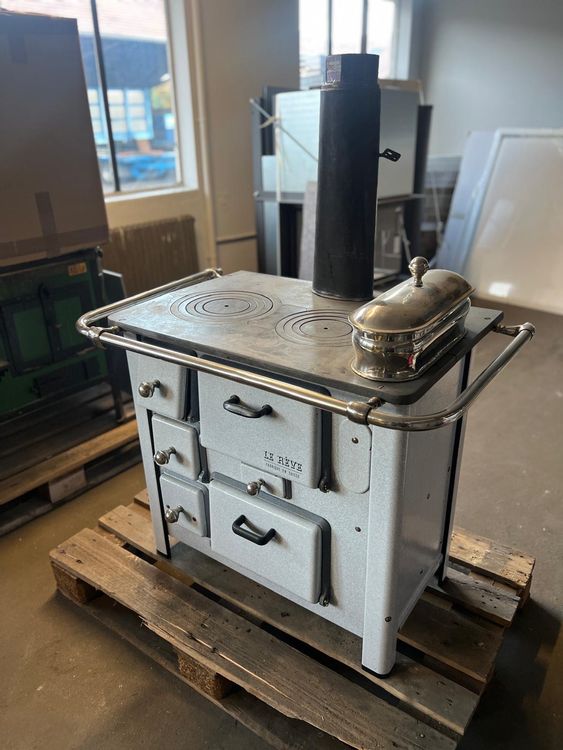 1. Kochherd antik “La Reve” mit Backofen, Wasserschiff (Gebraucht) in ...