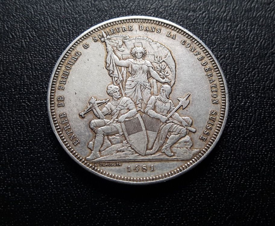 5 Fr. TIR FÉDÉRAL À FRIBOURG 1881 (Gebraucht) in Zürich für CHF 75 – mit Lieferung auf Ricardo ...