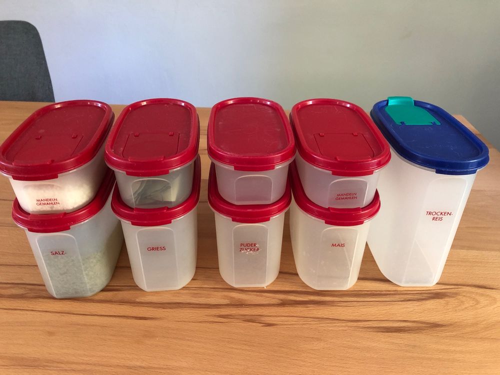 Tupperware Vorrat 9-teilig (Gebraucht) in Winterthur für CHF 99 – mit ...