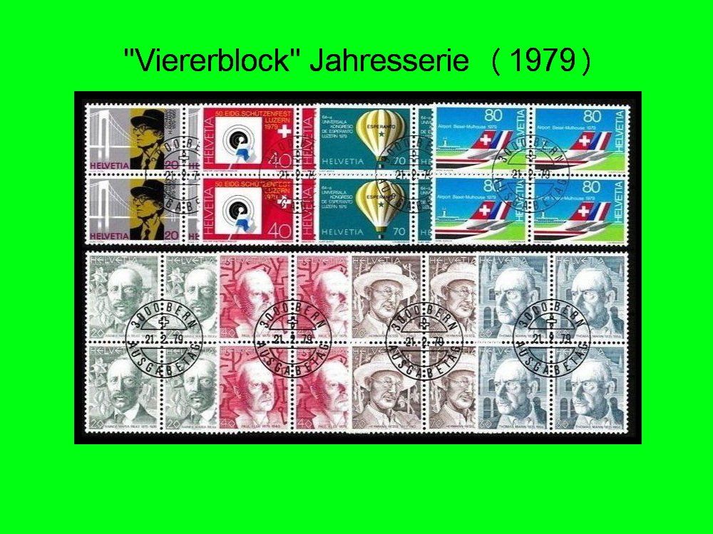 Viererblock "Jahres-Ausgabe1979" (Neu (gemäss Beschreibung)) in Dübendorf für CHF 2 – mit ...