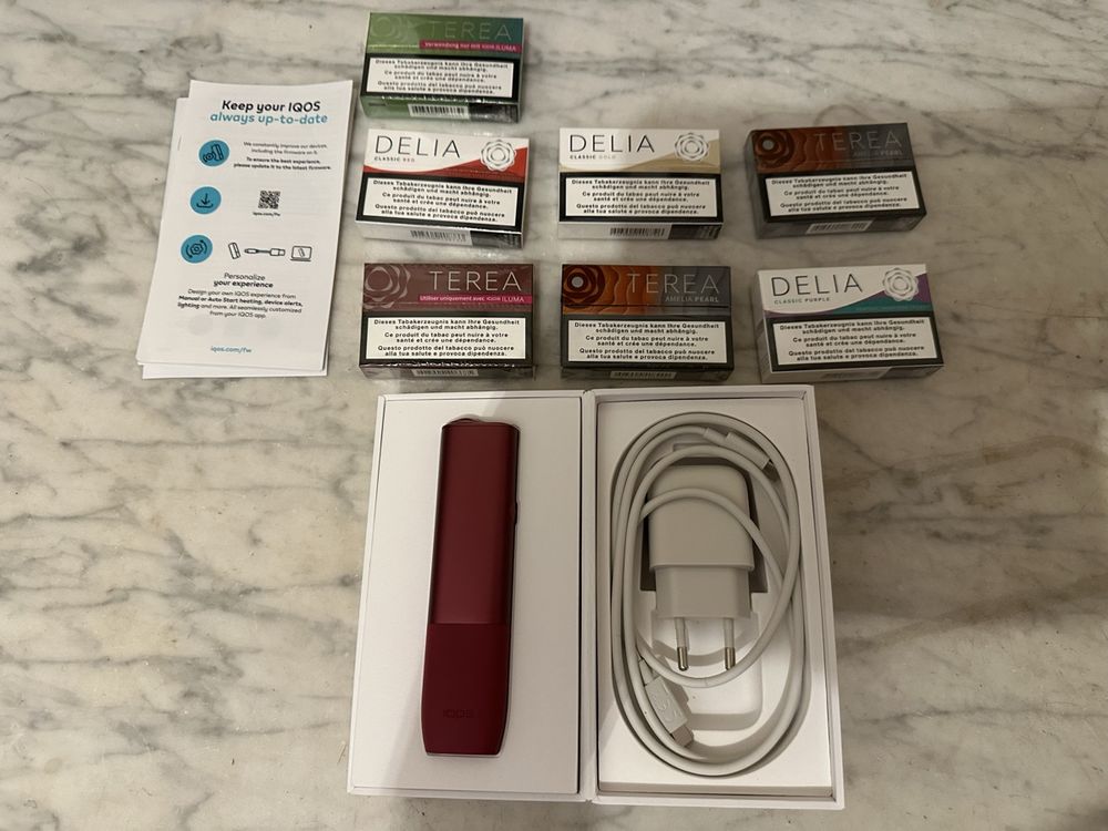 Iqos Iluma i mit 8 Pack.- Terea & Delia, Neuwertig! (Neu (gemäss ...