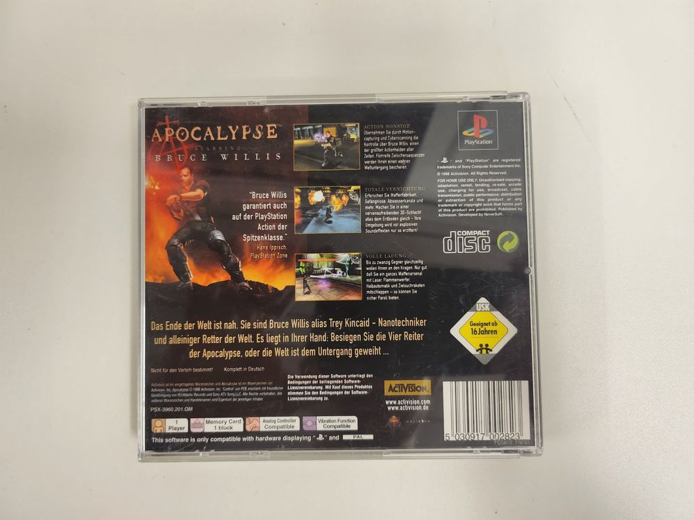 Apocalypse für Sony Playstation 1 PS1 (Gebraucht) in Tuggen für CHF 27. ...