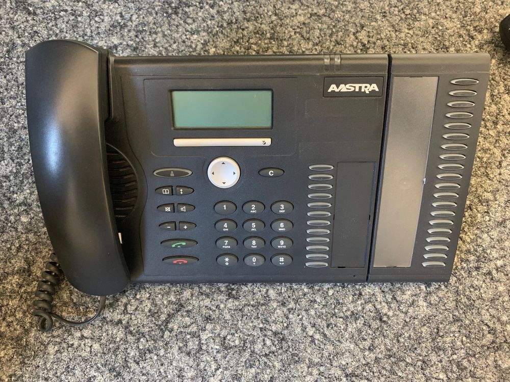 Aastra 5370 Tischtelefon mit zusätzlichem Schnellwahlmodul | Kaufen auf ...
