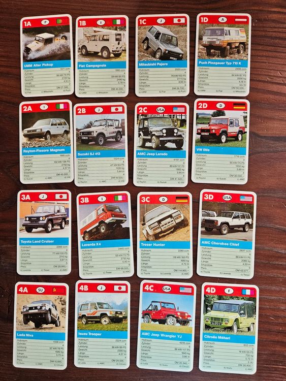 Quartett 50130.6 Allrad F.X. Schmid Super Trumpf 1988 (Gebraucht) in ...