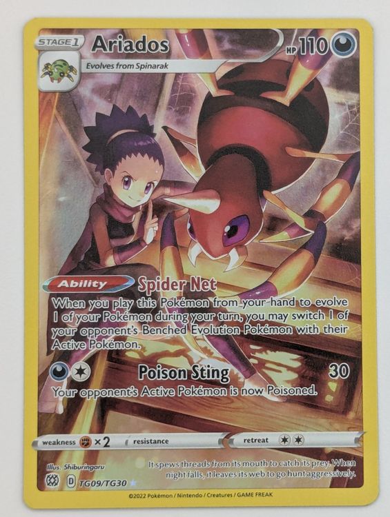 Ariados | Ultra Rare | Brilliant Stars | Pokemon (Neu (gemäss Beschreibung)) in Lachen SZ für ...