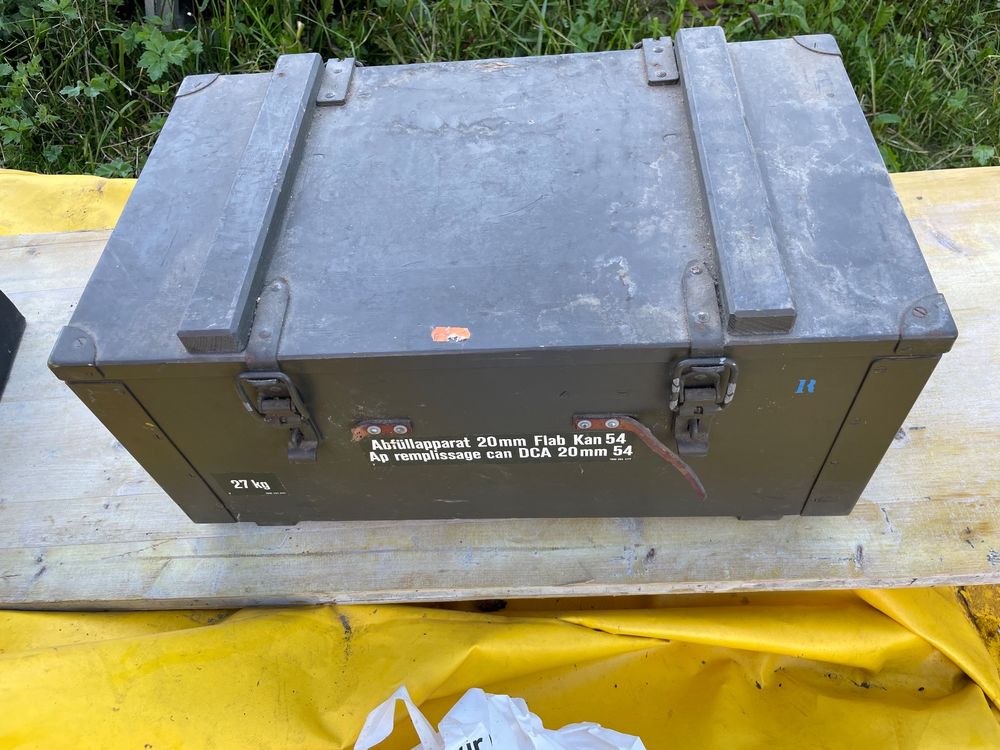Schweizer Armee Militär Abfüllapparat 20 mm Flab Kan 54 (Gebraucht) in ...