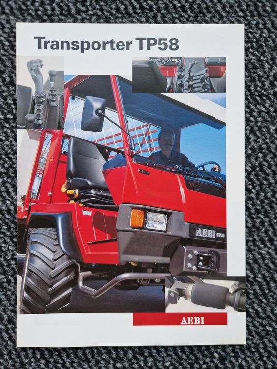 Original Prospekt Aebi Transporter TP58 | Kaufen auf Ricardo
