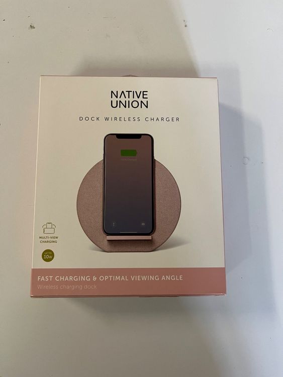 Dock Wireless Charger - Native Union - NEW (Neu und originalverpackt ...