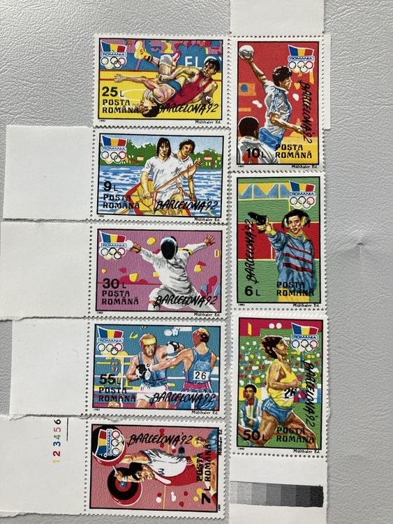 Briefmarken Rumänien Olympiade Barcelona 1992 | Kaufen auf Ricardo