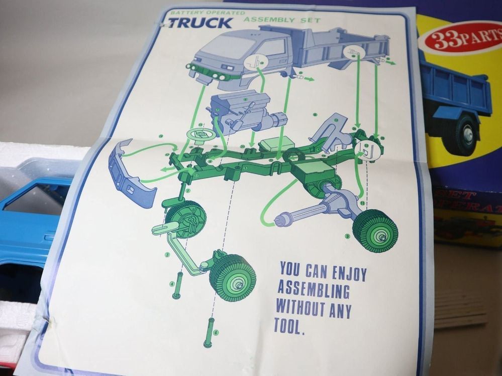 80s Isuzu ELF Truck Kipper mit sichtbarem Motor Japan (Neu (gemäss ...