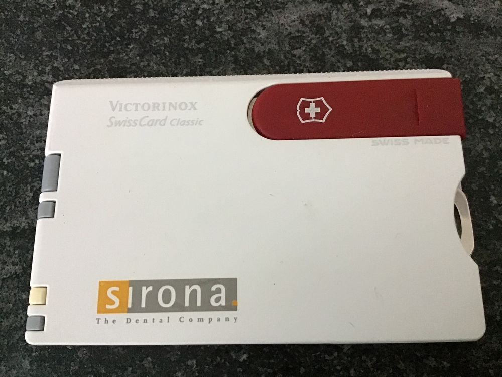 Victorinox SwissCard Classic"SIRONA DENTAL COMPANY"Neuwertig (Neu ...