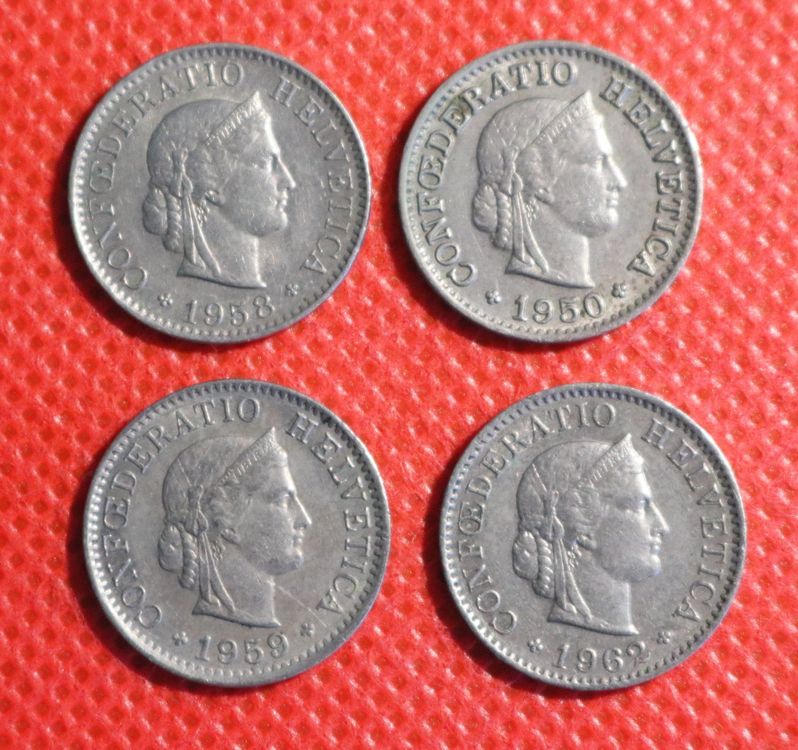 5 Rp. Lot 1950,1958, 1959, 1962 (B017) | Kaufen auf Ricardo