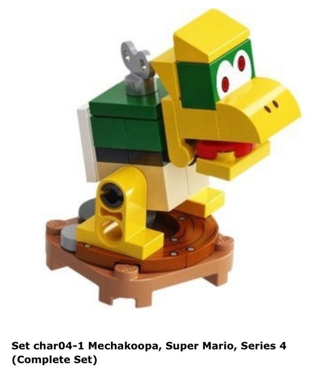 Lego Super Mario 71402 char04-1 Mechakoopa Series 4 | Kaufen auf Ricardo