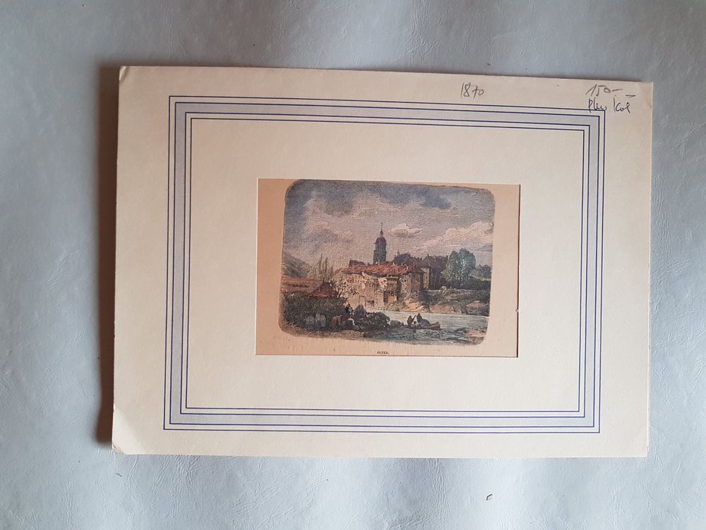 Stich Lithographie Olten aus einem Buch (Gebraucht) in Walterswil BE für CHF 1 – mit Lieferung ...