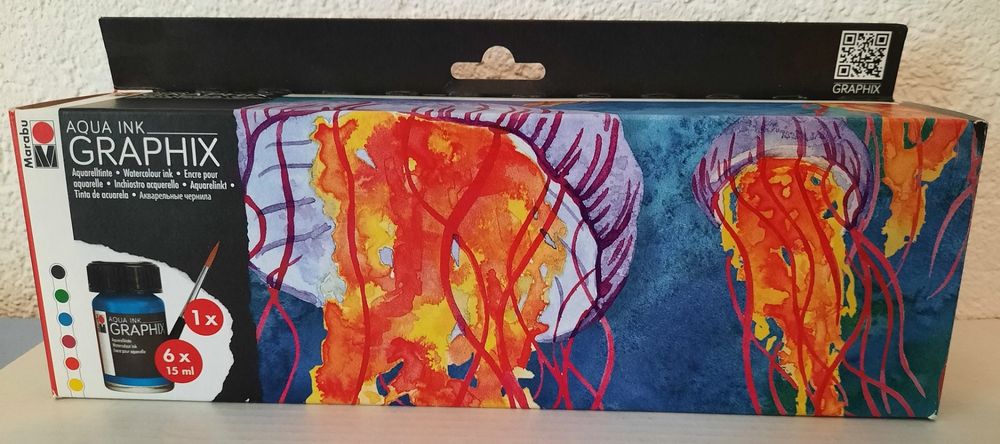 Aqua Ink Graphix – Aquarelltinte Set – Marabu - Malerset | Kaufen auf ...
