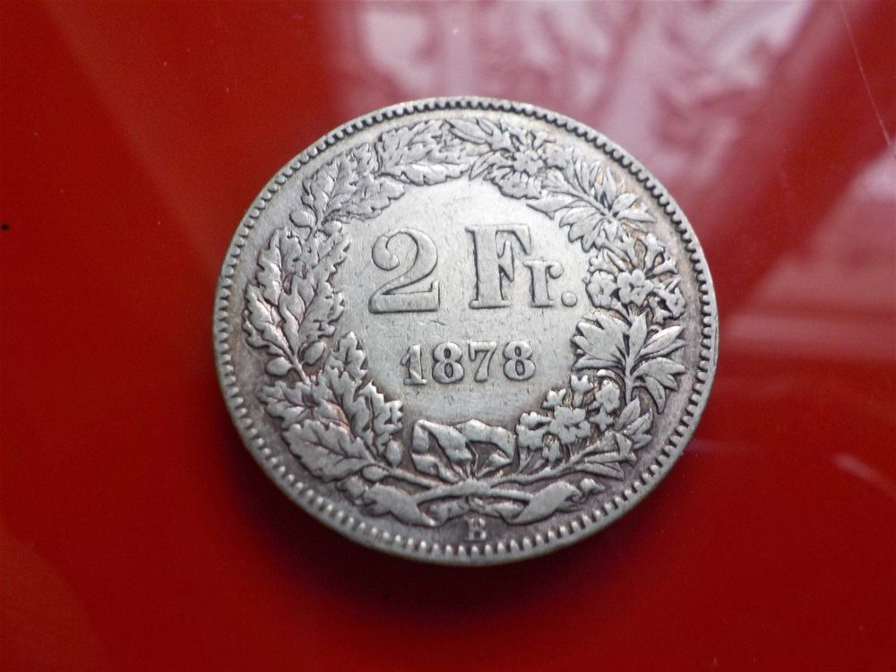 Schöner Alter 2 Fr. 1878 SILBER Münze | Kaufen auf Ricardo