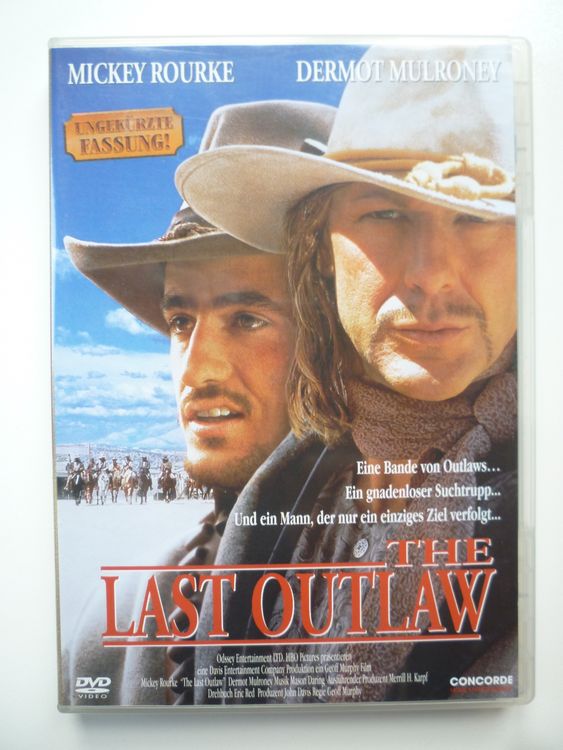 The Last Outlaw - Western (1993) Mickey Rourke, Mulroney | Kaufen auf ...