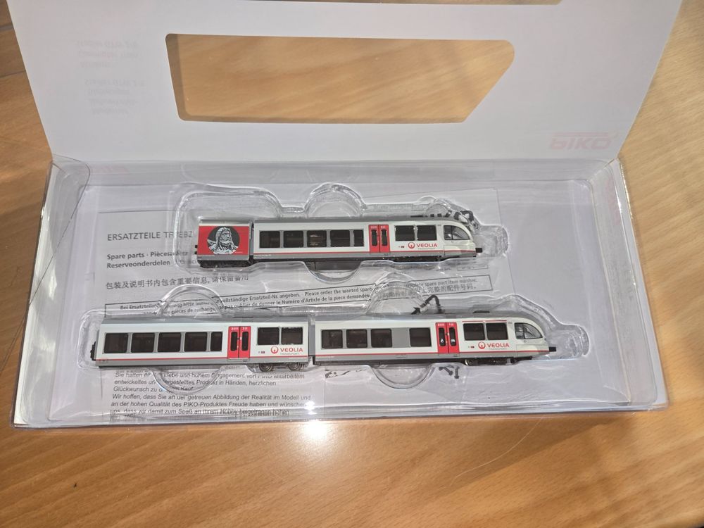 Piko 40227 Dieseltriebwagen GTW 2/8 Stadler Veolla mit OVP (Neu (gemäss ...