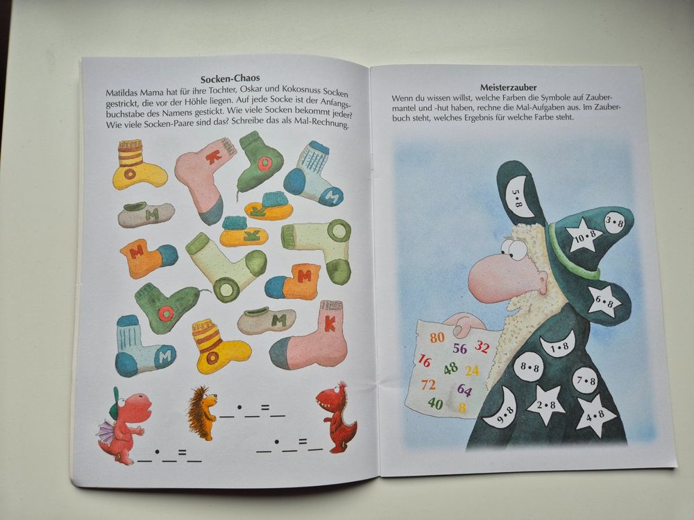 Drache Kokosnuss - Das kleine Einmaleins Mathe Übungsheft (Neu (gemäss ...