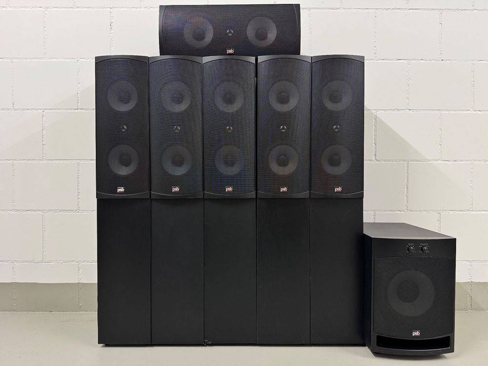 PSB Alpha T und Alpha C Lautsprecher und Alpha SubZero i Sub (Gebraucht ...