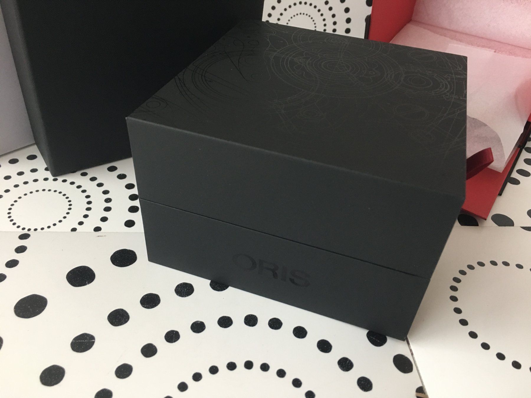 ORIS ORIGINAL - WATCH CAS BOX ECRIN UHR SCHACHTEL - NEW !!! (Neuf avec ...