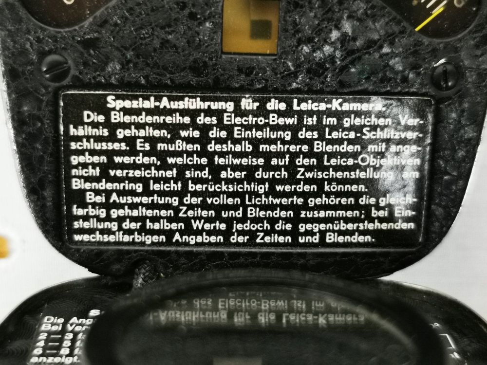 Belichtungsmesser ELECTRO BEWI SUPER, ca. 1940 | Kaufen auf Ricardo
