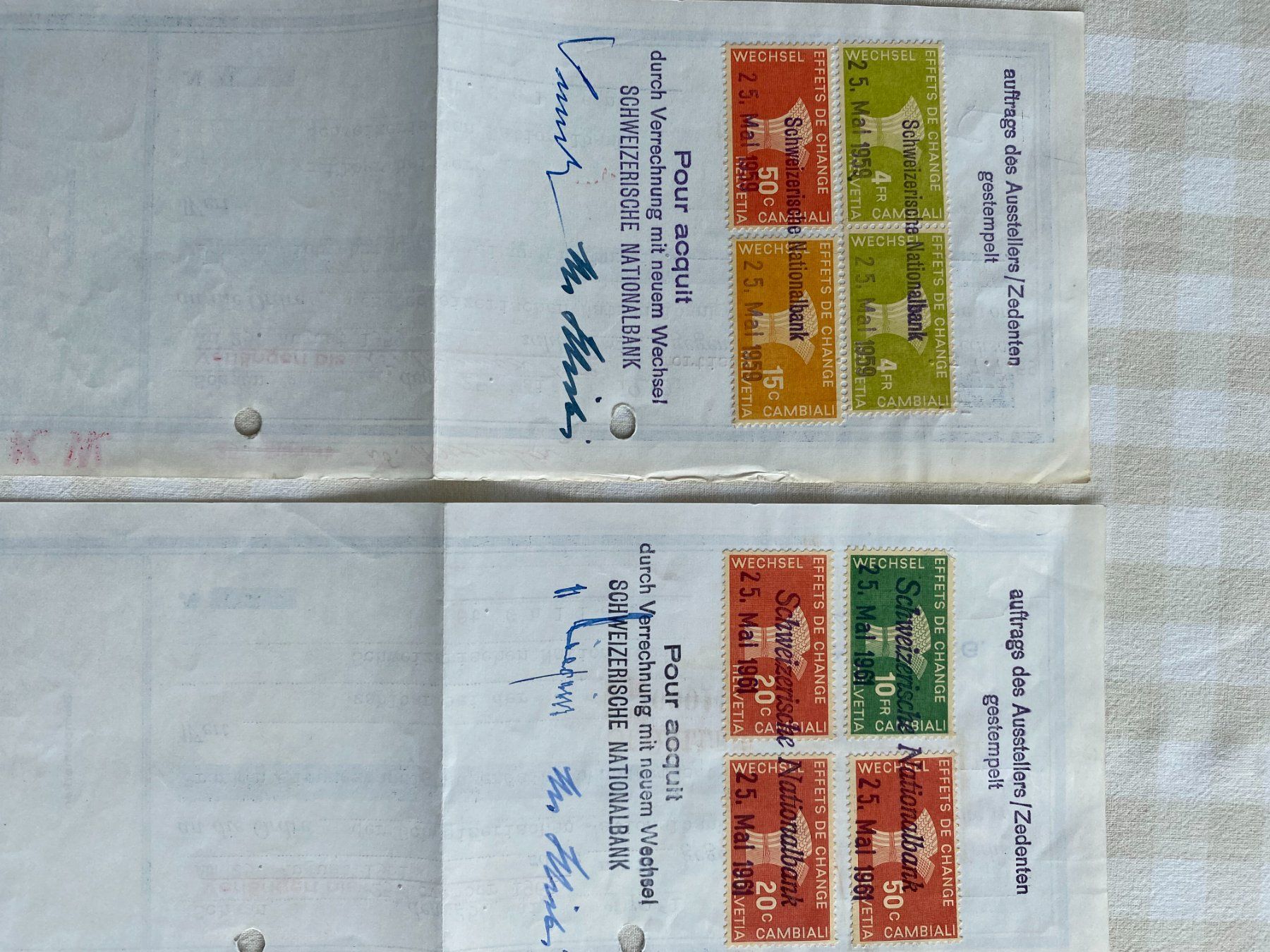 Wechselmarken SNB St.Gallen + 2 Wechsel PANOLIN AG (Gebraucht) in Niederrohrdorf für CHF 2.5 ...