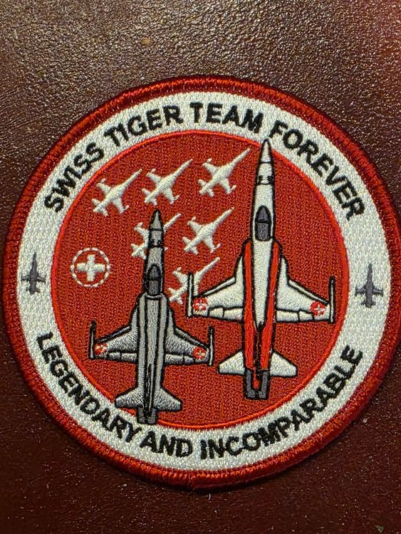Luftwaffe Abzeichen Badge Swiss Tiger Team patrouille de Sui (Neu ...