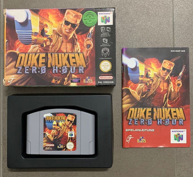 Nintendo N64 Duke Nukem Zero Hour - mit OVP & Vollständig! | Kaufen auf ...