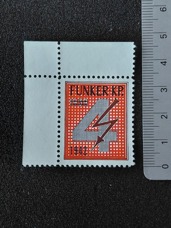 Ch Soldaten Briefmarke Funker KP4 1939 auf 1942 bedruckt (Gebraucht) in ...