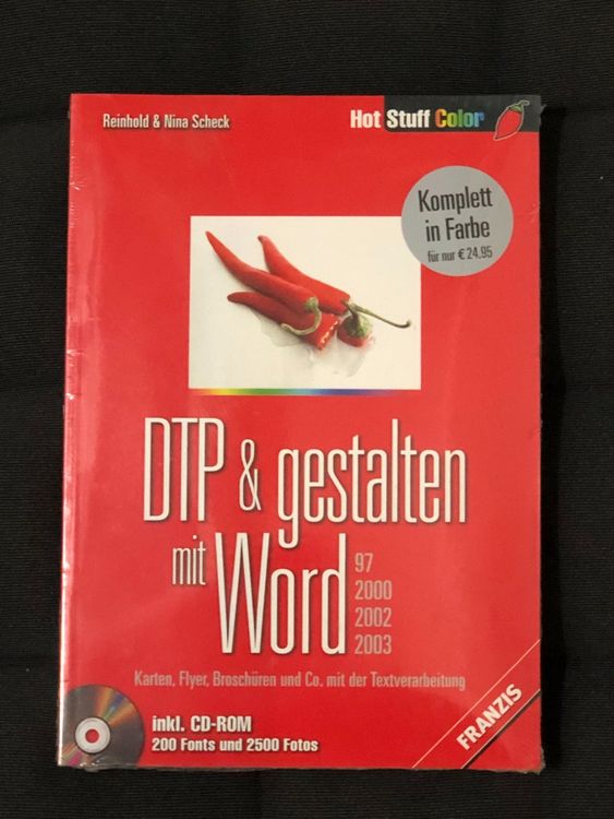 DTP & gestalten mit Word Franzis Hot Stuff + CD originalverp (Neu und originalverpackt) in ...