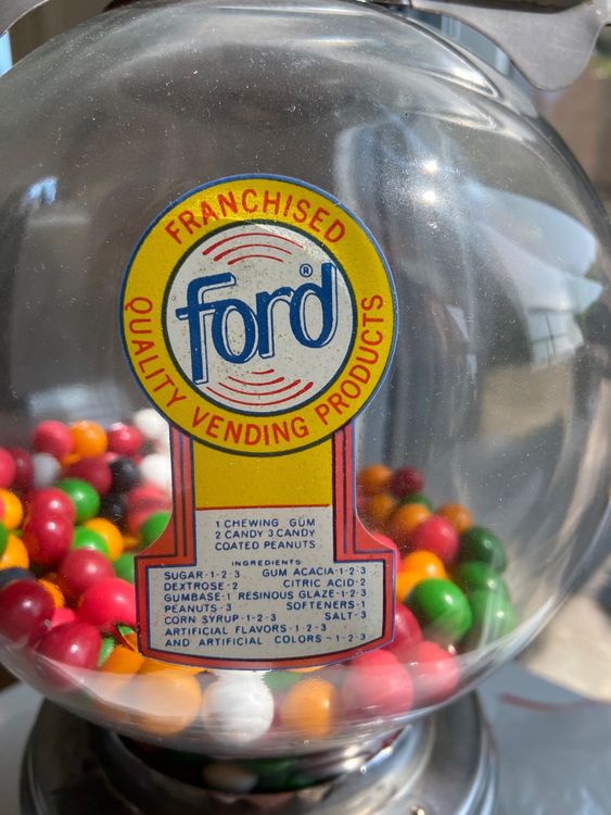 Automat aus den USA - Ford GUM machine f. Kaugummis (Gebraucht) in ...
