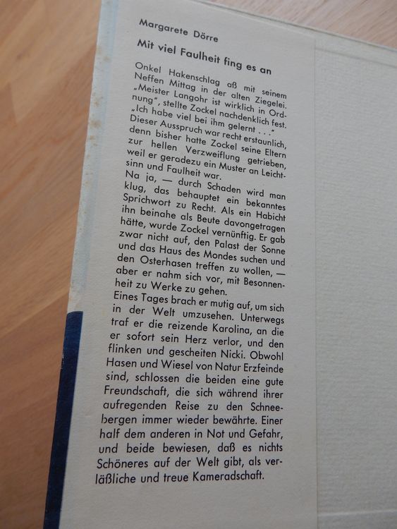 antikes Kinderbuch: 'Mit viel Faulheit fing es an' -M. Dörre (Gebraucht ...