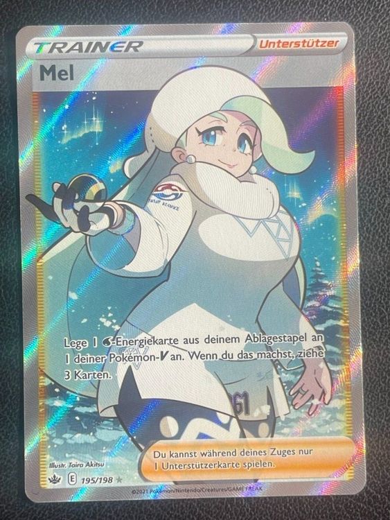 Mel 195/198 Ultra Rare Full Art Pokémon Chilling Reign (Nuovo (secondo ...