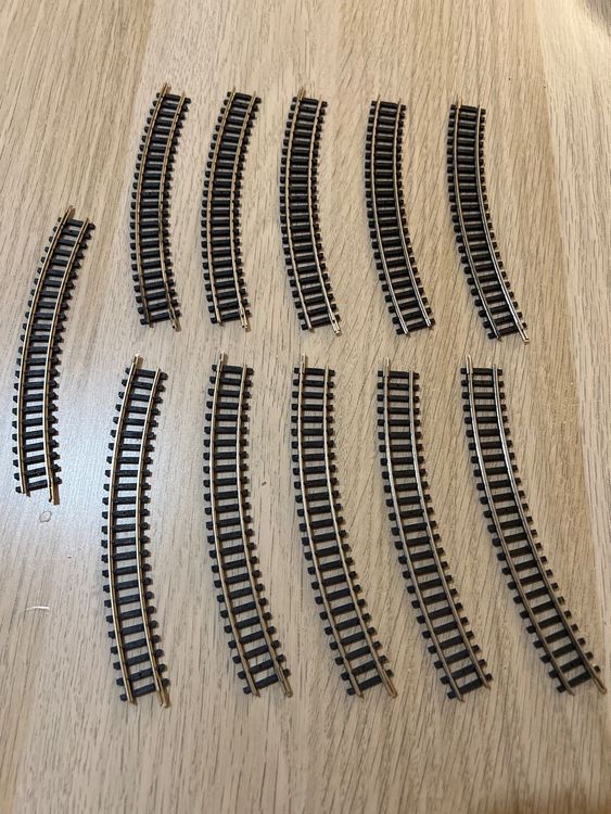 Roco N 22222 11x Gebogenes Gleis R2, 30° | Kaufen auf Ricardo