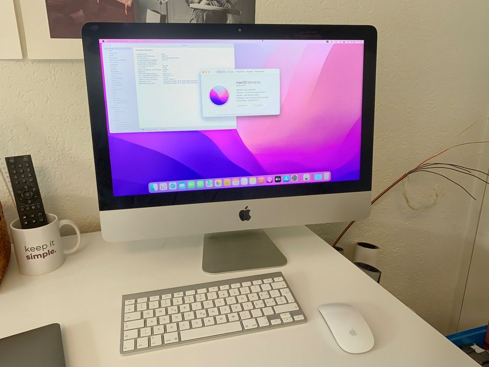 iMac (21.5-inch, Late 2015) mit macOS Monterey (12.6.9) (Gebraucht) in ...