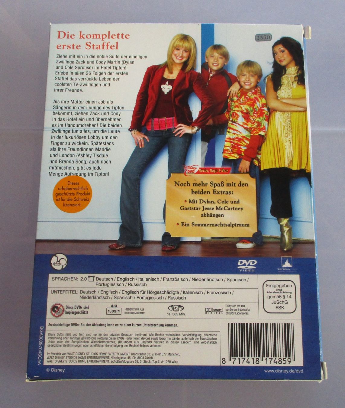 HOTEL ZACK & CODY - Staffel 1 / 4-DVD Walt Disney (Gebraucht) in ...