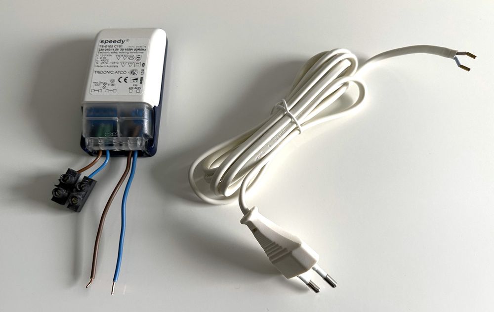 5 Einbau Halogen Spot G4, 12 V, 20 W, 55 mm inkl. Trafo (Gebraucht) in Dielsdorf für CHF 18 ...