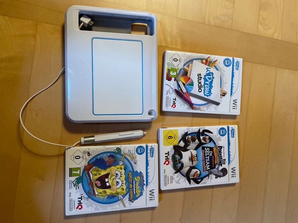 Nintendo Wii uDraw Gametablet mit Spielen | Kaufen auf Ricardo