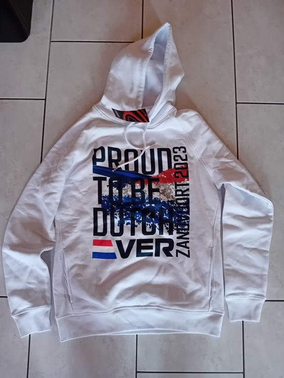 Max Verstappen Hoodie weiss, Gr. M, "Proud to be Dutch" | Kaufen auf ...