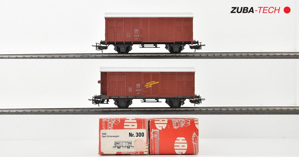 HAG 300/310 2x Güterwagen der SBB H0 GS mit OVP | Kaufen auf Ricardo